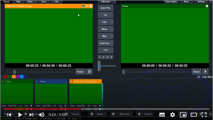 vMix lỗi màn hình xanh khi dùng Camera - LED MINH ANH VIỆT NAM